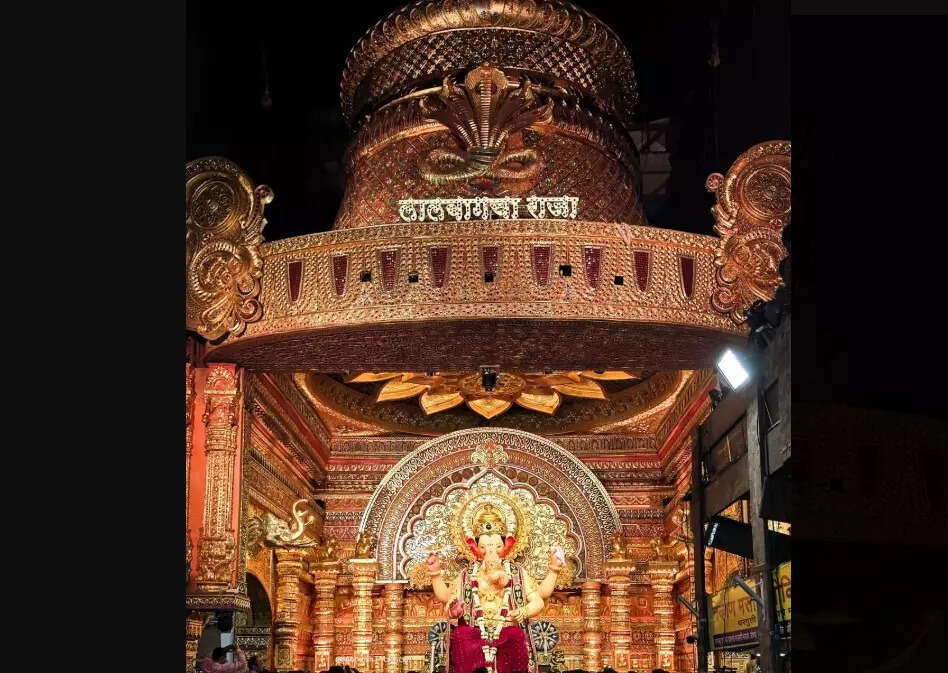 Purple dhoti, golden throne: Lalbaugcha Raja 2025’s grand reveal ahead ...